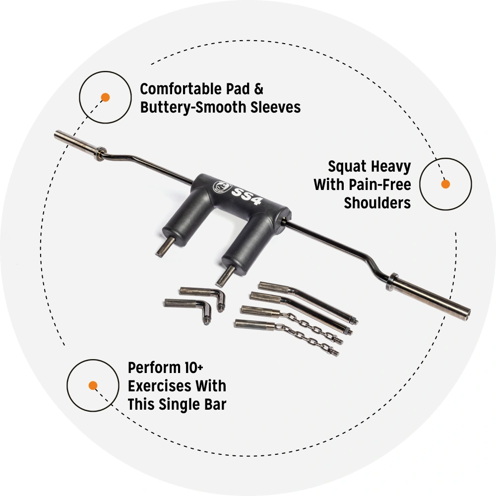 Bells Of Steel Safety Squat Bar Review - Multiple Handles Included